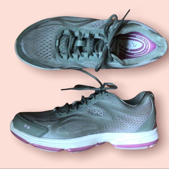 Ryka | Shoes | Ryka Devo Plus Ii Womens Sage Green Gray Pink Running ...